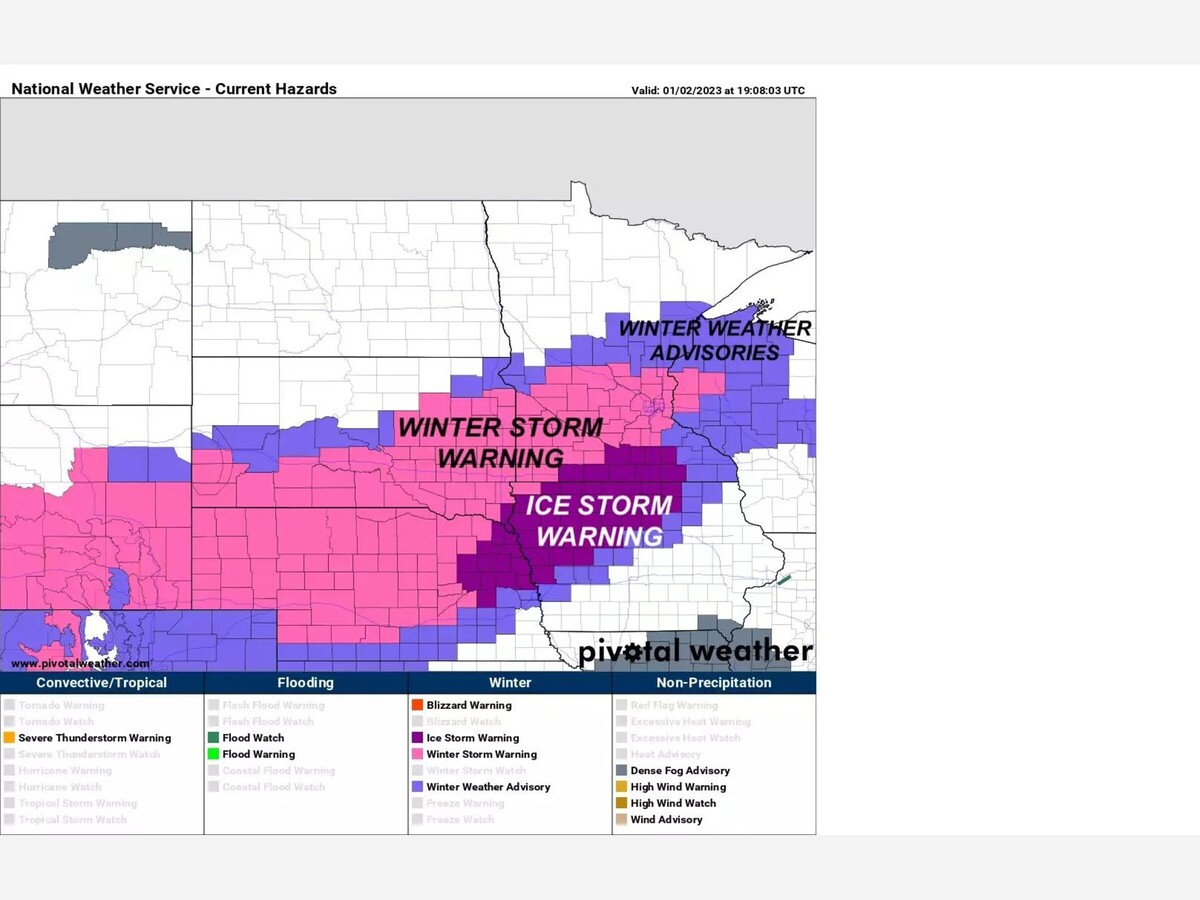 Winter Storm Brings Ice, Heavy Snow Monday Night Into Wednesday ...