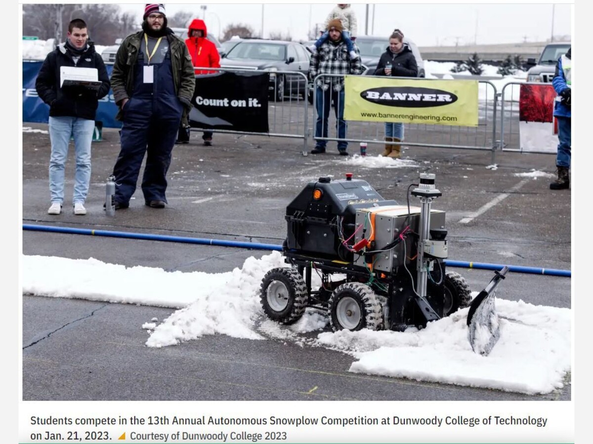 Robot Snowplow Competition A Glimpse Of The Future | MinneapoliMedia