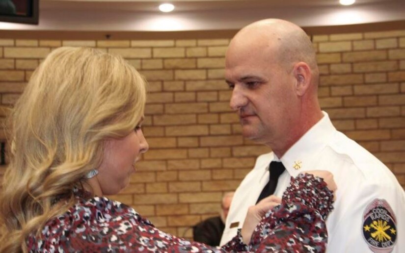 Council Hosts Badge Pinning Ceremony For New, Promoted Firefighters ...